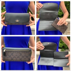 Coach | Bags | Coach Signature Mini Bennett Crossbody Satchel Set ...